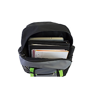 FUEL Shelter Hiking Travel Carry On Weekender Daypack Outdoors Sport Backpack Bag, Lime Sizzle