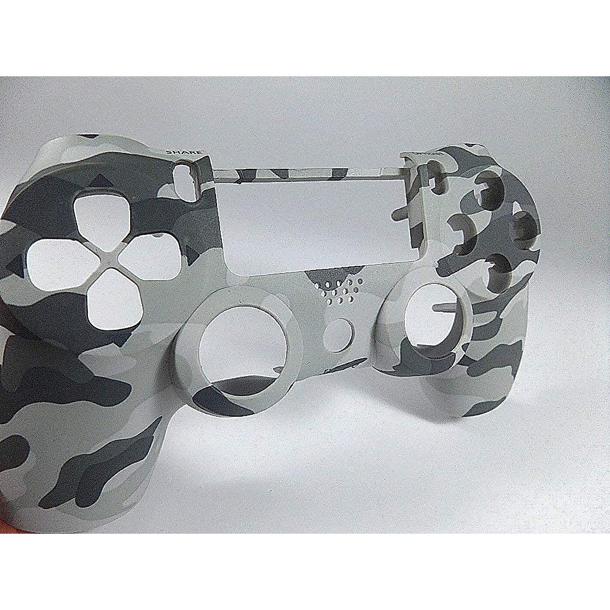 Camouflage Matte Front Faceplate Shell Case for Sony PS4 Controller Old Version Controller JDS 010 Replacement