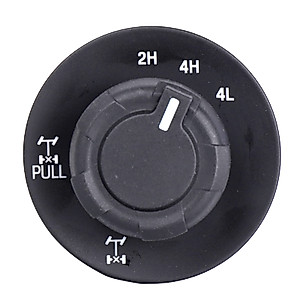 LCWRGS 4x4 4WD E-Locker Override Switch Knob Compatible with Ford F-150 2009 2010 2011 2012 2013 2014, AL3Z-14B166-BA, 4WD Differential Lock Switch Knob