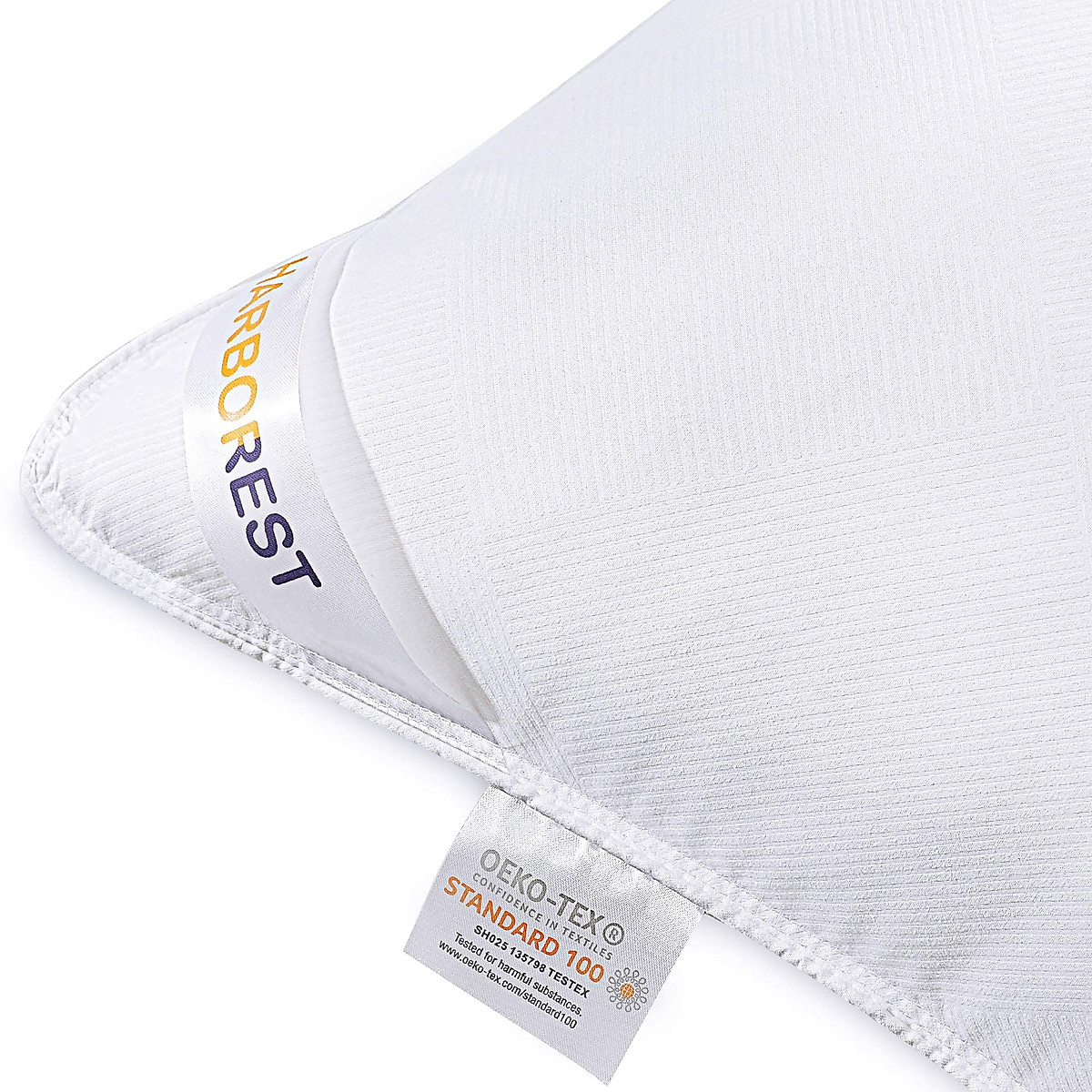 HARBOREST Bed Pillows Standard Size Set of 2 - Luxury Hotel Collection Down Alternative Pillows for Sleeping, 20 x 26 Inches