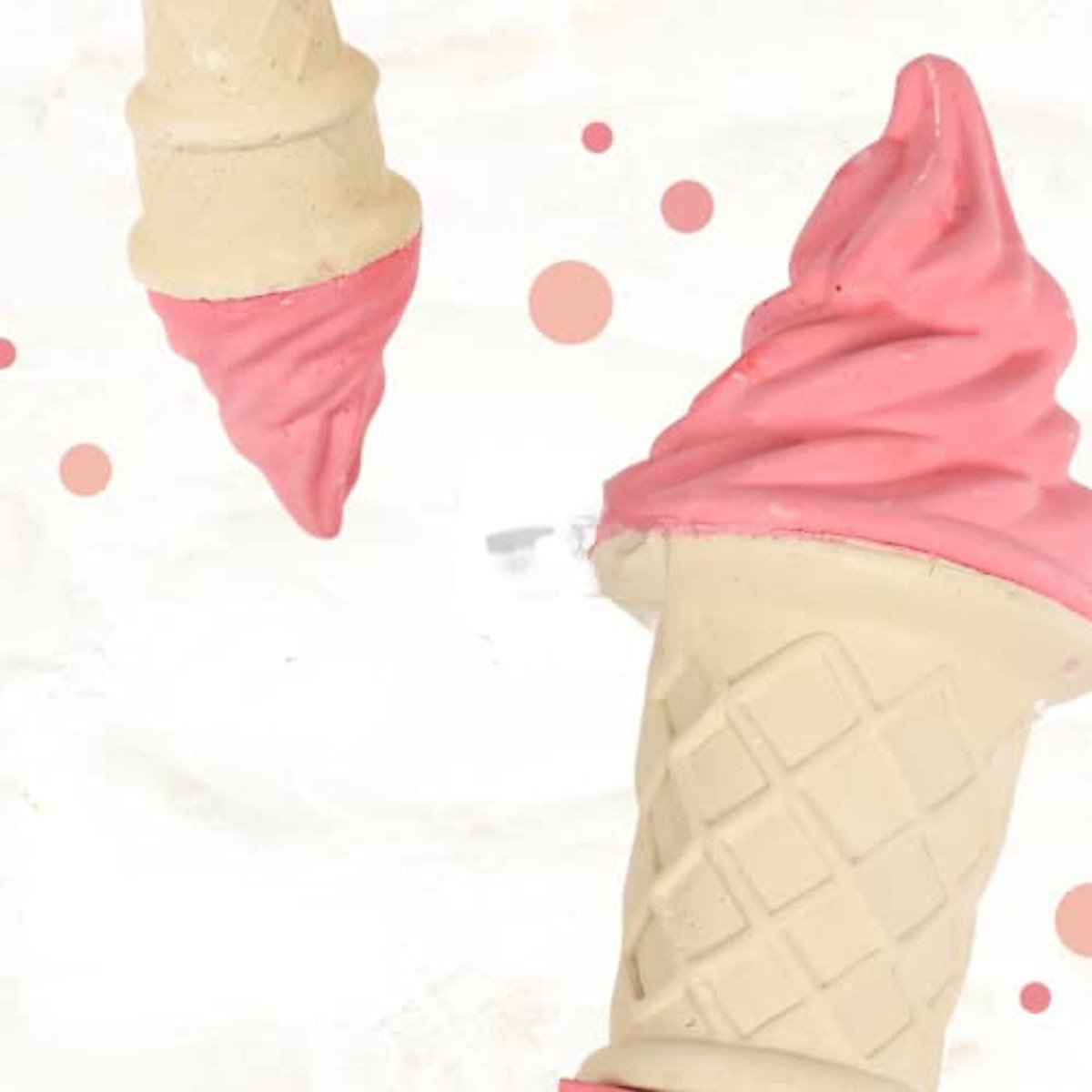 Bird Toy, Parrot Cage Chewing Toys, Parrot Perch Stand, Ice Cream Shape Totoro Squirrel Hamster Calcium Teeth Mouth Molar Grinding Stone Parrot Beak Stone Stand Platform (Small)