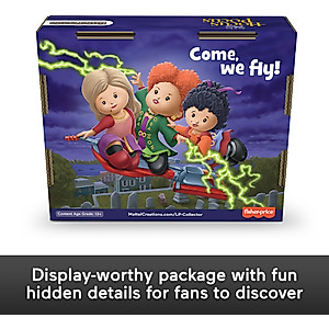 ​Little People Collector Disney Hocus Pocus Figure Set with Winifred Sarah and Mary Sanderson in a Display Gift Box for Fans