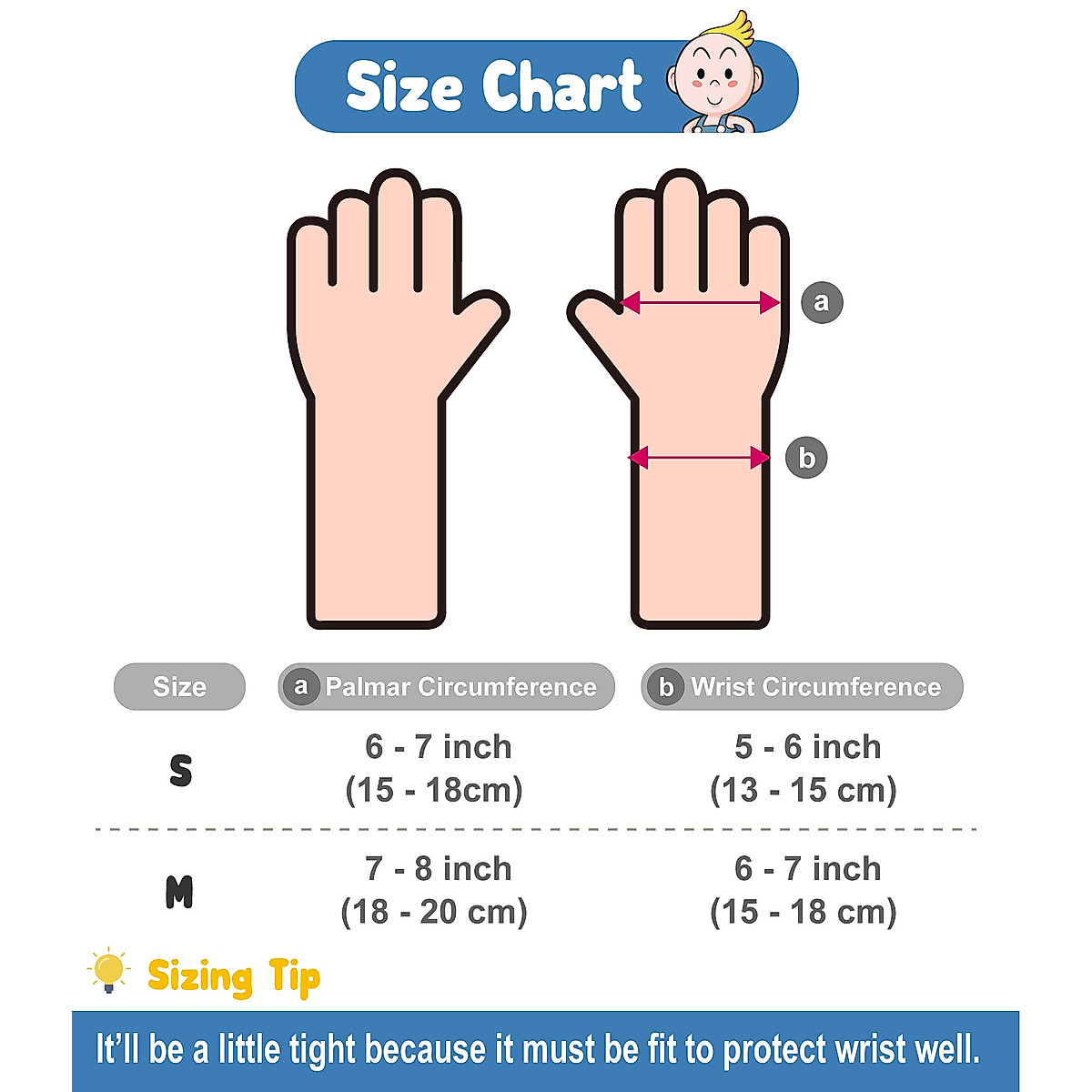 Kids Wrist Guards Kids Toddler Wrist Guards Wristsavers for Bike Skateboarding Roller Skating Snowboarding for Children Youth Girl Boy - Wrist Support Protective Gear Wrist Pads