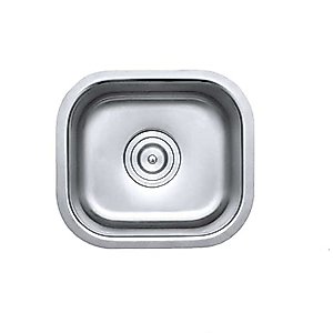UHTQ Stainless Steel Single Bowl Topmount/Undermount Kitchen Sink Multiple Size Kitchen sink Kitchen accessories Portable sink Home improvement Kitchen sinks Kitchen sink accessories Kitchen s
