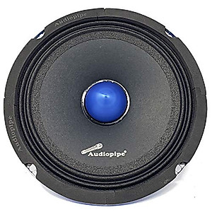 Audiopipe APMB-628PM 6 Inch 200 Watts Max 100 Watts RMS Power Low to Mid Frequency Car Audio Loudspeaker with 4 Ohm Impedance