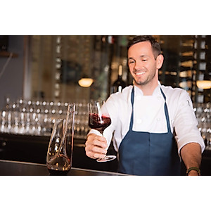 Gabriel-Glas Bundle - 2 items Set of 2 - Austrian Crystal Wine Glass -StandArt Edition, Microfiber Wine Glass Towel