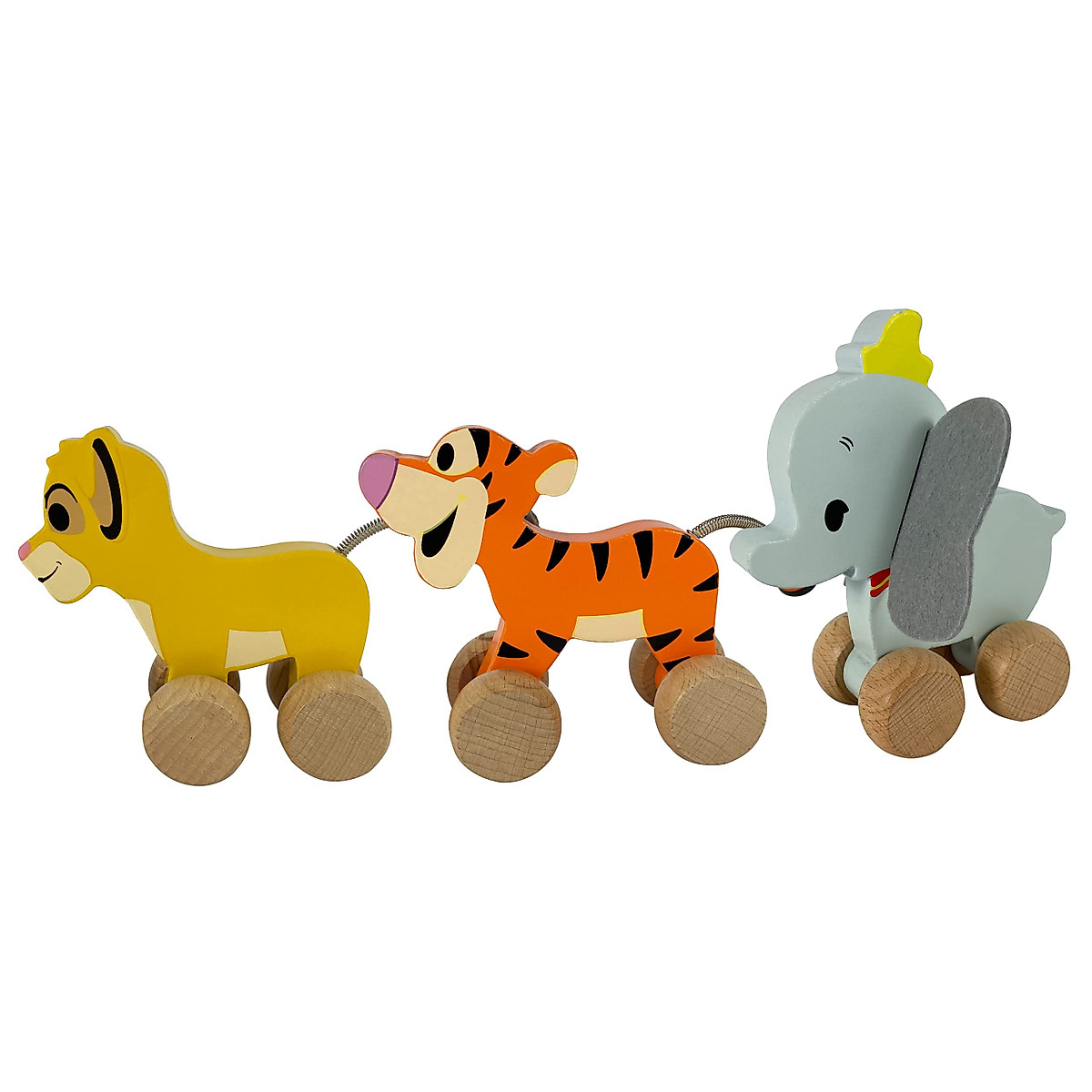 Disney Wooden Toys 6.5-inch Simba Clutch Toy, The Lion King, Wooden Toys, Pretend Play, Kids Toys for Ages 18 Month by Just Play