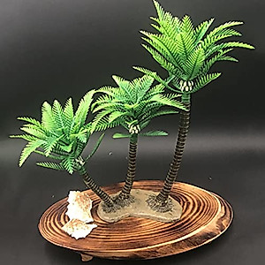 BESTOYARD Home Decor Home Decor 3 Pieces Palm Model Artificial Aquarium Tree Artificial Aquarium Plants Fish Tank Tree Tree Mini Artificial Decoraciones para Salas De Casa Artificial Plants
