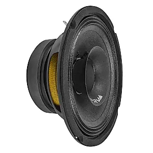 PRV AUDIO 6FR200 6 Inch Full Range Speaker, 8 Ohms, 200 Watts Continuous Program Power, 100 Watts RMS Power, 92.5 dB, Full-Range Driver, Loudspeaker for Pro Audio Systems (Single)