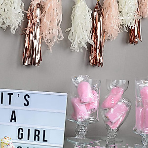 Lupy Lups! Cotton Candy Big Bulk Party Pack 120 count 0.5 oz each - Pastel Candy for Stocking, Treats, Party Favors, Buffet table and Piñata (Strawberry)