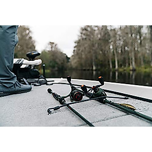 Abu Garcia Zata Baitcast Low Profile Reel and Fishing Rod Combo, 7' - Medium Heavy - 1pc Green