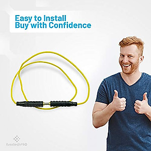 EvertechPRO MAG1BK Low Voltage Magnetic Jumper Black Replacement for Universal HVAC