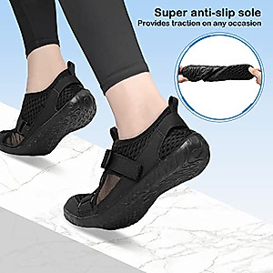 Womens and Mens Water Shoes Breathable Quick Dry Soft Barefoot Aqua Socks for Hiking Swim Beach Surf Yoga Sport 9.5-10.5 Women/7.5-8.5 Men