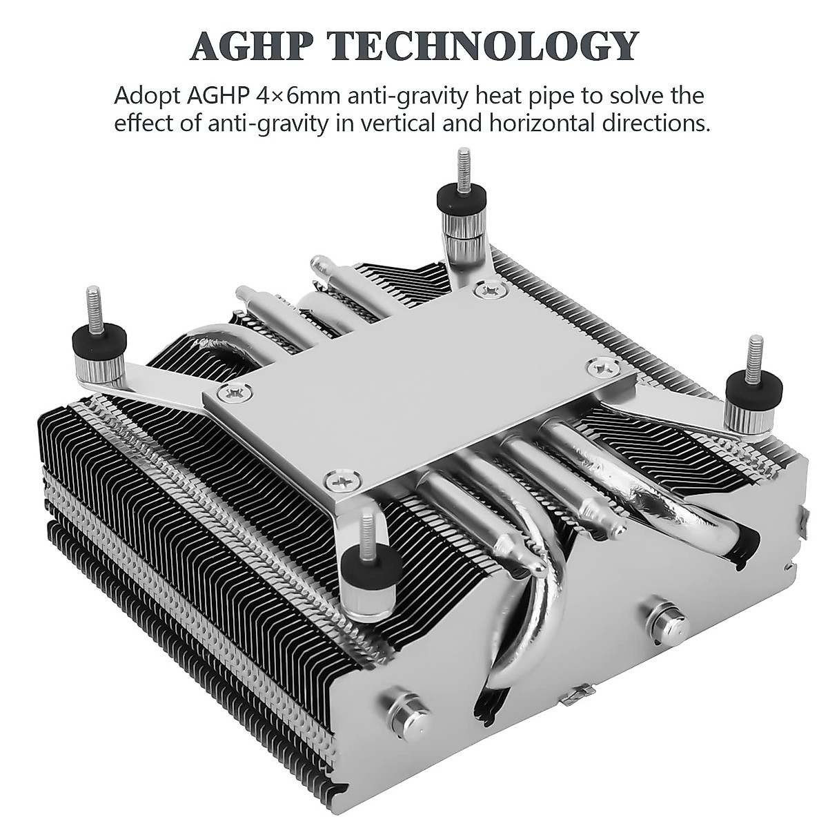 Thermalright AXP-90 X53 Low Profile CPU Air Cooler with Quite 90mm TL-9015 PWM Fan, 4 Heat Pipes, 53mm Height, for AMD AM4/Intel LGA 1150/1151/1155/1156/1200 (AXP-90 X53)