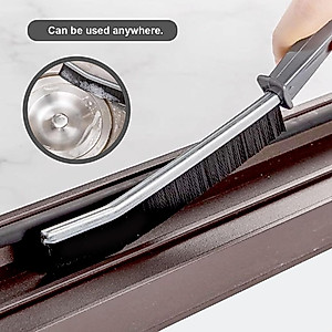 3 PCS Crevice Cleaning Brush, Hard Bristle Crevice Cleaning Brush, Gap Cleaning Brush, New Multifunctional Detailing Brush - Stove Top & Shower Cleaner, Vegetable & Window Groove Brush,Scrub Brush