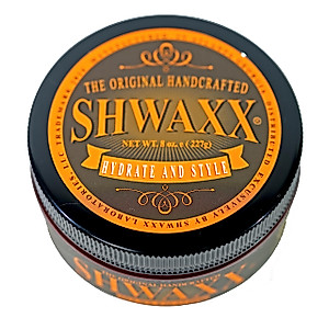 SHWAXX HYDRATE AND STYLE - Creamy Shea-Jojoba Blend - Daily Moisturizer Stying-Aid for Hair and Beard - 8oz