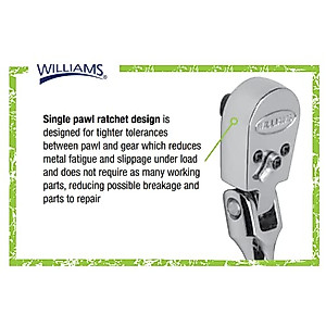 Williams M-52EHA Enclosed Head Ratchet 1/4-Inch