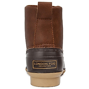 LONDON FOG Womens Winley Duck Boot brown 8
