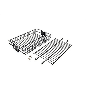 GrillPro 24785-1 Non-Stick Flat Spit Rotisserie Grill Basket