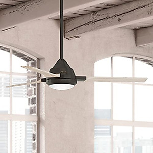 Hunter Fan Company, 50780, 54 inch Leti Noble Bronze Ceiling Fan with LED Light Kit and Wall Control