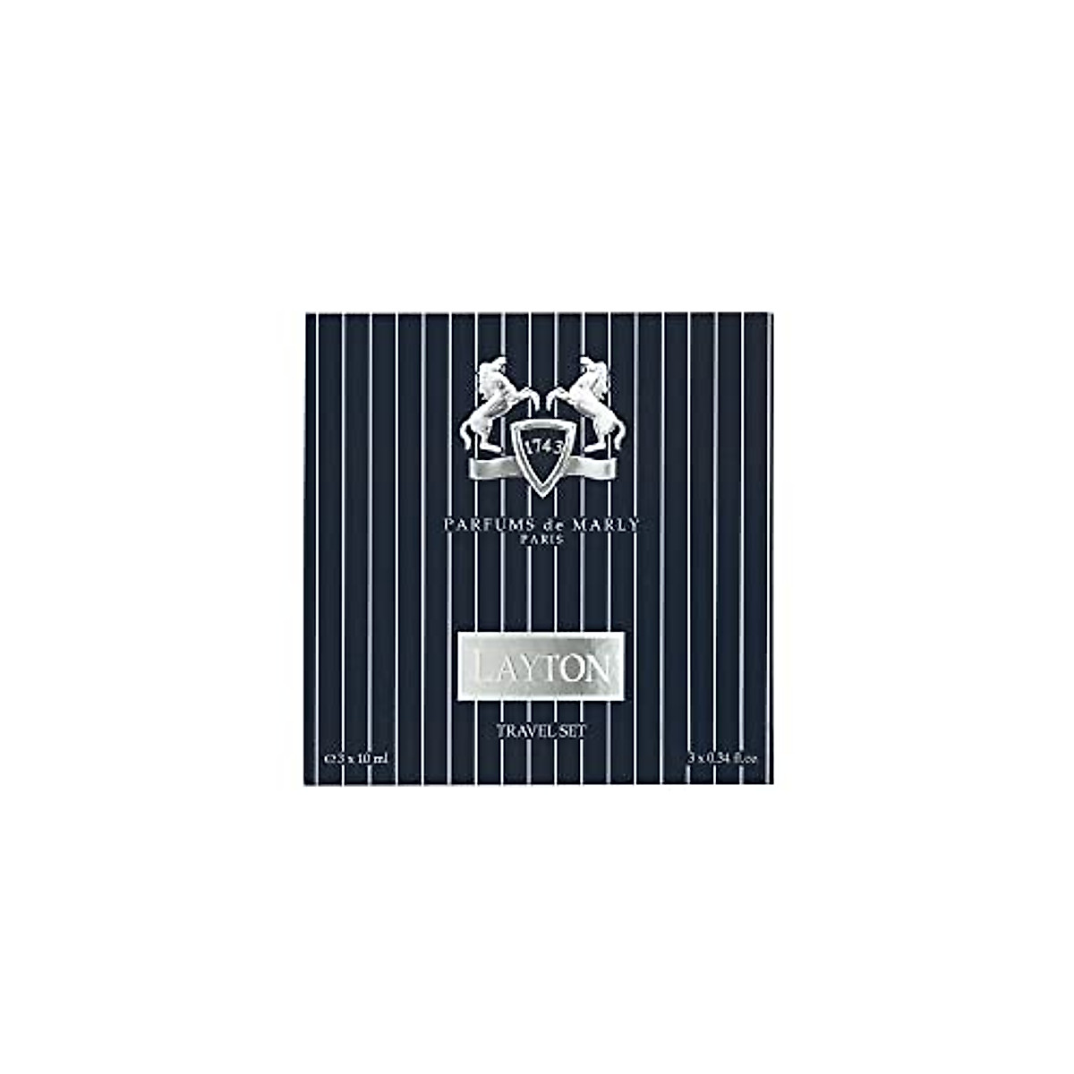PARFUMS de MARLY - Layton - Travel Set - 3 x 0.35 Fl Oz - Eau De Parfum for Men - Top Notes Apple, Bergamot, Lavender - Heart Notes Jasmine, Violet, Geranium - Base Notes Vanilla, Pepper - 3 x 10ml