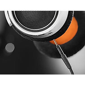 Neumann NDH 30 Dynamic Open-Back Headphone for Professional Mixing, Mastering, Twitch, YouTube, Podcast, Production, High Definition Music Listening, Titanium (509111) Large