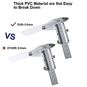 New Medicare Card Holder Protector Sleeves, 12Mil Clear PVC Soft Water Resistant Medicare Card Protector Sleeves for Credit Card Business Card Social Security (Matte 6 Pack)