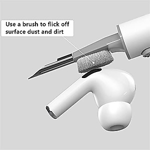 Bluetooth Earbuds Cleaning Pen in-Ear Headphones Cleaning Airpods Pro 1 2 3 Android Multifunction Tool for Kit Soft Dust Removal Brush Earwax Bluetooth Headset Box Camera and Phone