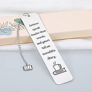 Teacher Appreciation Gifts for Women Men Thank You Gifts for Teacher Coworker Retirement Graduation Gifts for Student Inspirational Bookmark for Kids Teens Girl Boy Reading Gifts for Book Lovers