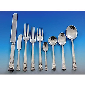 San Lorenzo by Tiffany and Co Sterling Silver Flatware Service Set 80 pcs Dinner
