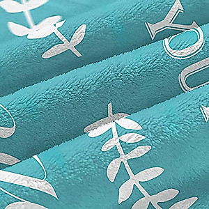 Get Well Soon Gifts Blanket,Christian Inspirational Throw Blanket,Comfort Sympathy Healing Blankets,Soft Flannel Blanket with Positive Energy Thoughts,50x60 ''Cancer Blanket Recovery Gifts for Women