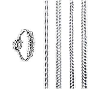 ToneGod Ring Size Adjuster for Loose Rings - 8 Pack, 4 Sizes - Jewelry Sizer, Mandrel for Making Jewelry Guard, Spacer, Sizer, Fitter - Spiral Silicone Tightener Set