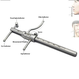 MEDSPO Professional Dental Orthodontic Gauge | Bracket Height Moveable Adjustable Locator | Positioning Measuring | Dentist Lab Measuring Instruments (Dental Venus Apollo Gauge)