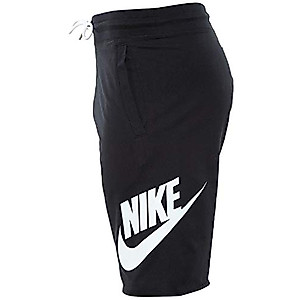 Nike Men's Sportswear Club Short Basketball Graphic, Black/White/White, Small