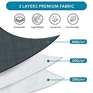 NAJHOM Sheet Organizers and Storage - 8 Pack Closet Storage Bins Extra Large Capacity Storage Bags for Clothes Waterproof Blanket Storage Bags