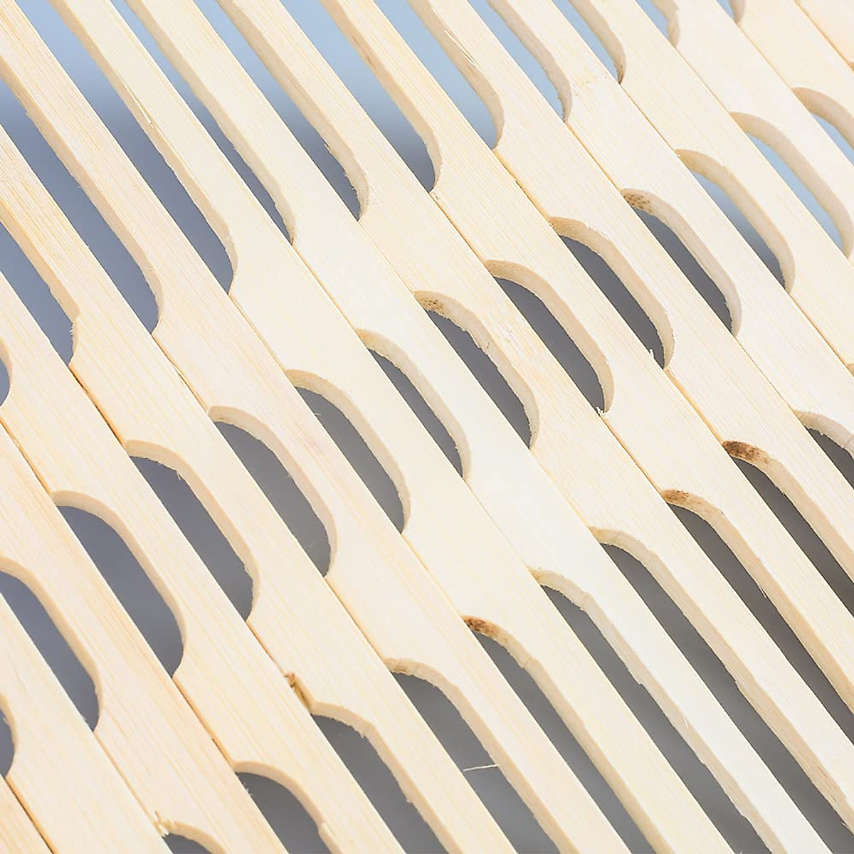 Dasoguy Deepen 10.2 Inch Handmade Wood Steamer with Stainless Steel Rings, 2 Tiers Steam Basket for Dumpling Dim Sum Bun Rice Chinese Food, Present 2 Cotton Liners