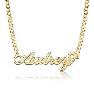 Custom Name Necklace Customizable Name Necklace for Women Name Plate Necklaces with Names