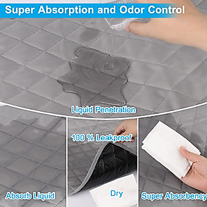 XANGNIER Guinea Pig Cage Liner-2 Pack 47" X 24" Washable Guinea Pig Bedding,Waterproof Reusable & Anti Slip Super Absorbent Fleece Pee Mat for Small Animals Rabbit Hamster Rat,Guinea Pig Accessories