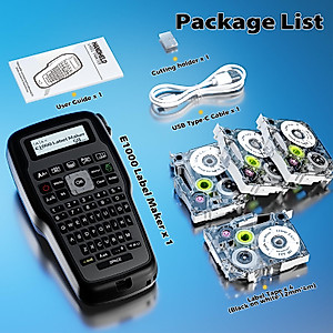 E1000 Pro Handheld Label Maker - Efficient & Portable