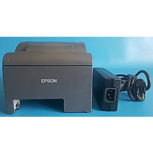 TM-U220B, Impact, two-color printing, 6 lps, Serial interface only, Power supply, Dark gray