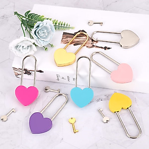 NGTSFLY Personalized Love Heart Lock Engraving Name/Text for Couples Men Women Boyfriend Girlfriend Lover Memorial Anniversary Valentine Gift,with Key Metal Heart Shaped Padlock Silver3