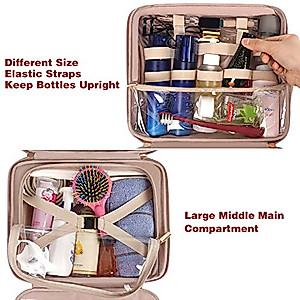 Lunch Backpack, Insulated Cooler Backpack Lunch Box Laptop Backpack with USB Port for Women Men, Toiletry Bag, Hanging Travel Makeup Bag for Women, Large Waterproof Cosmetic Bags Travel Organizer