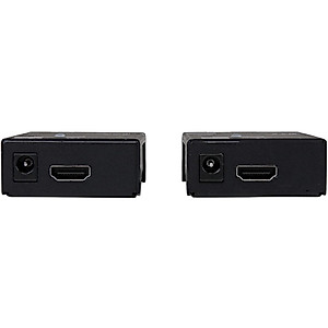 StarTech.com HDMI Over CAT5e / CAT6 Extender with Power Over Cable - 165 ft (50m) HDMI Video/Audio Over Dual Ethernet Cable Extender , TAA (ST121SHD50)