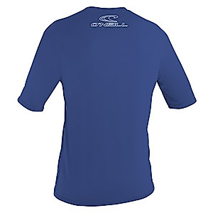 O'Neill Men's Basic Skins UPF 50+ Short Sleeve Sun Shirt,Pacific,X-Large