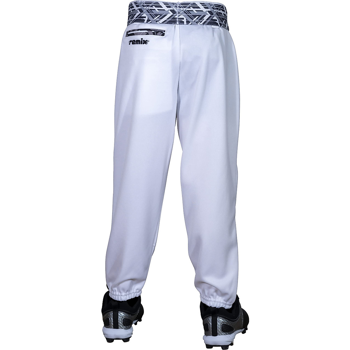 Rawlings REMIX | T-Ball & Youth Baseball & Softball | Game/Practice Pants | White/Black | X-Small