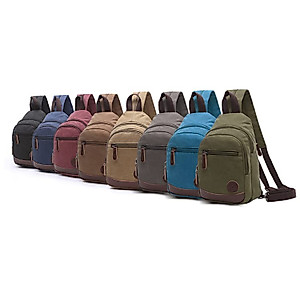 UISKOOPW Sling Bag Small Crossbody Backpack Casual Daypack for Women Men