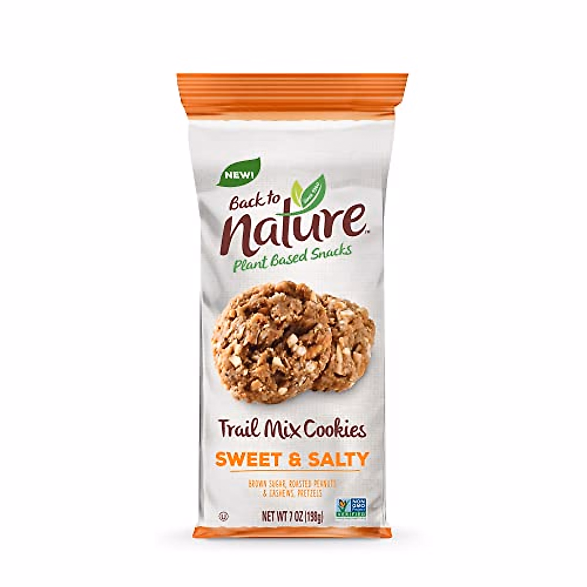 Back To Nature Non-Gmo Trail Mix Cookies, Sweet & Salty, 7 Ounce