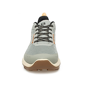 Salomon Men's OUTPULSE Hiking Shoes for Men, Wrought Iron/Bleached Sand/Vibrant Orange, 10
