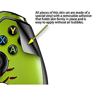 WraptorSkinz Decal Style Vinyl Skin Wrap compatible with XBOX One Original Wireless Controller Softball - (CONTROLLER NOT INCLUDED)