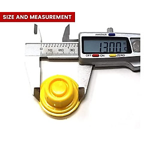 KP KOOL PRODUCTS 10 Pack Replacement Yellow SPOUT CAPS Top Hat - blitz gas can spout replacement - Fit 900302 900092 900094 Aftermarket Gas can nozzle - 5 gallon gas can spout (Spout not included)